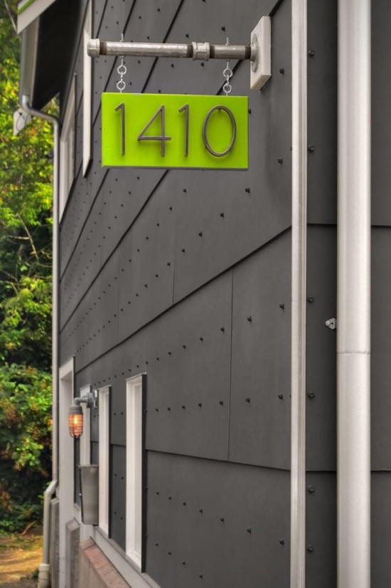 25 Ideen für Hausnummern an modernen Häusern - Trendomat.com